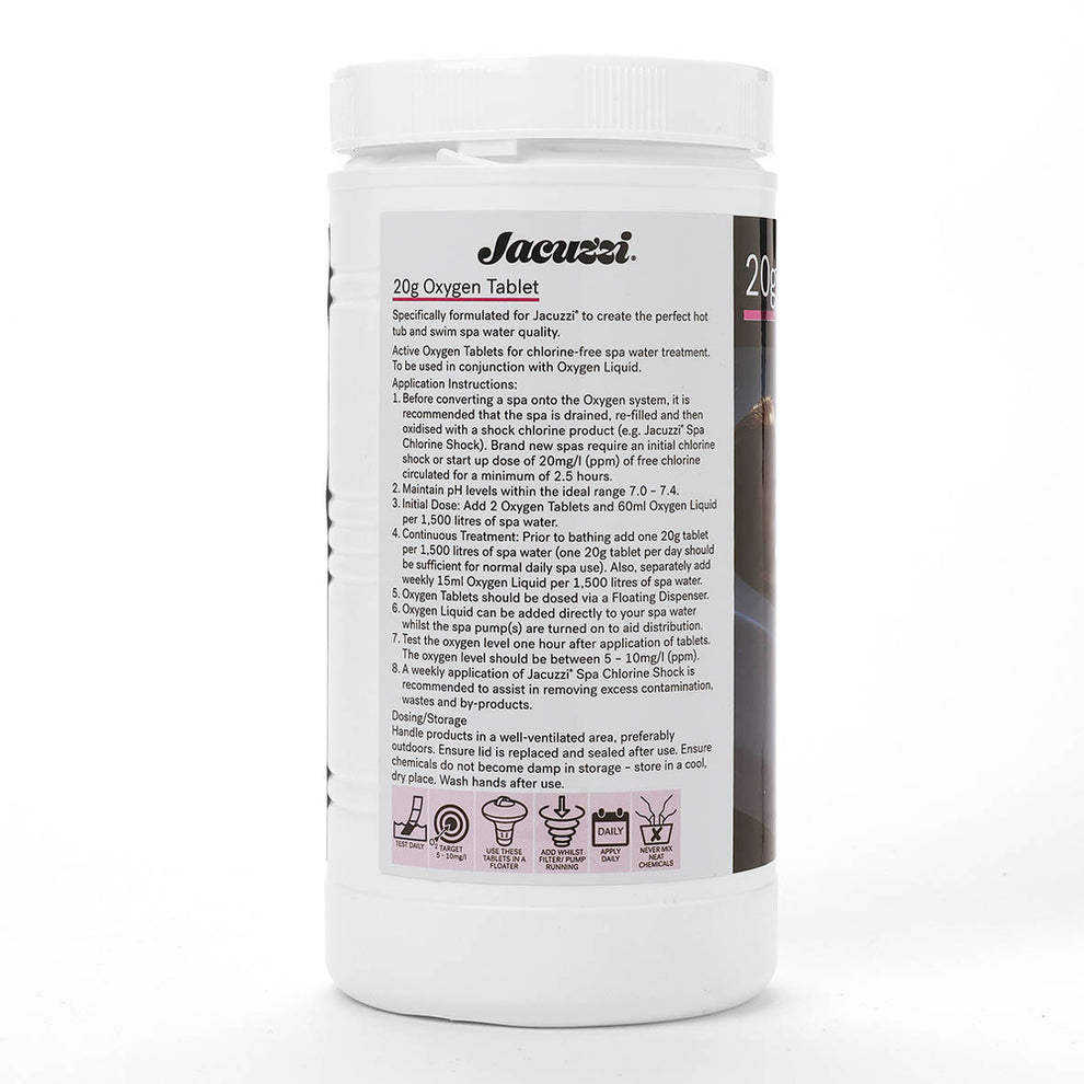 Jacuzzi® Oxygen Tablets - 1KG – Jacuzzi® Spa & Bath