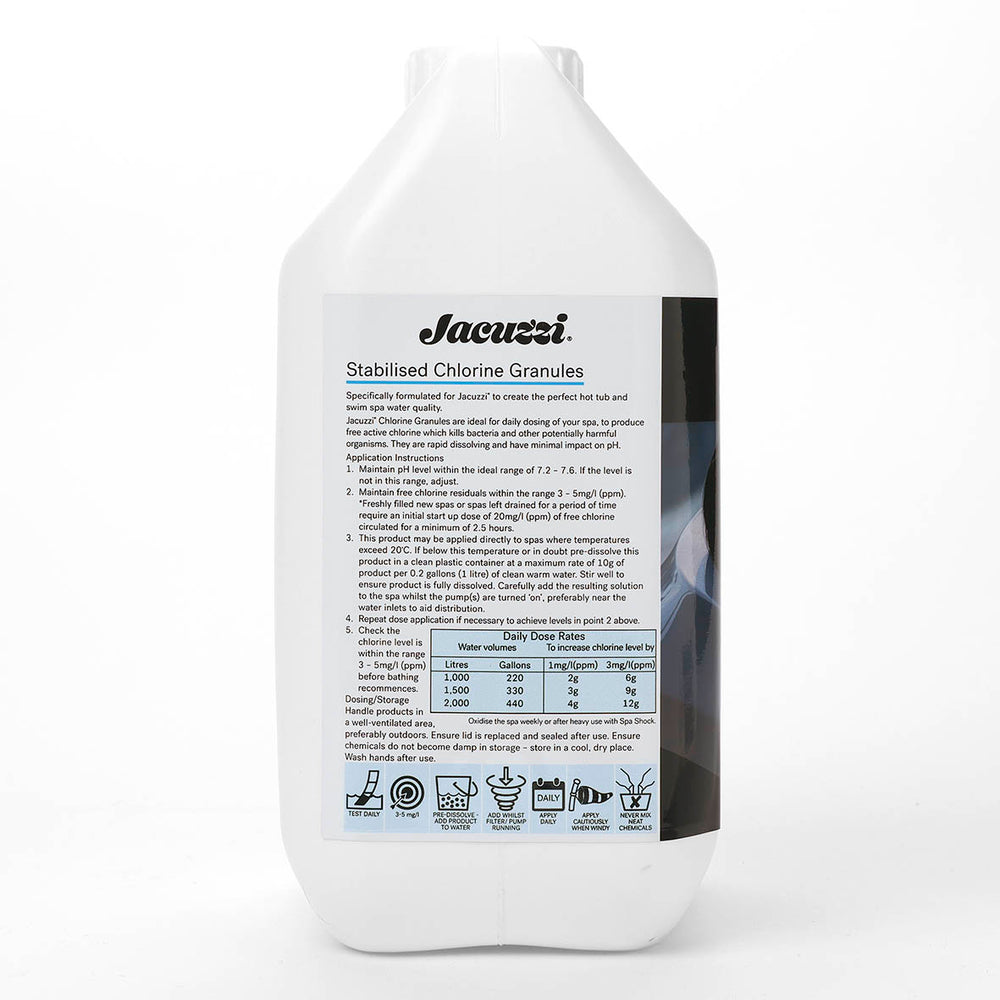 Jacuzzi® Chlorine Granules - 2KG – Jacuzzi® Spa & Bath